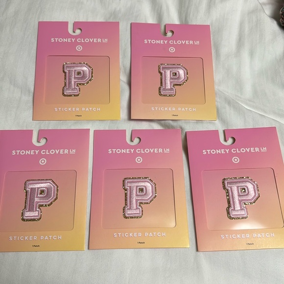 Stoney Clover Lane | Accessories | Brand New Stoney Clover Lane X Target Patches In Letter P ...